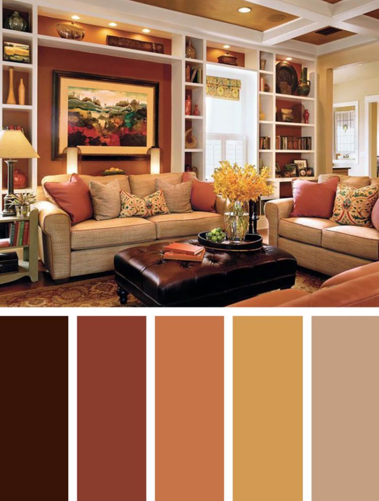 7 Living Room Color Schemes For Your Home - Sad To Happy Project