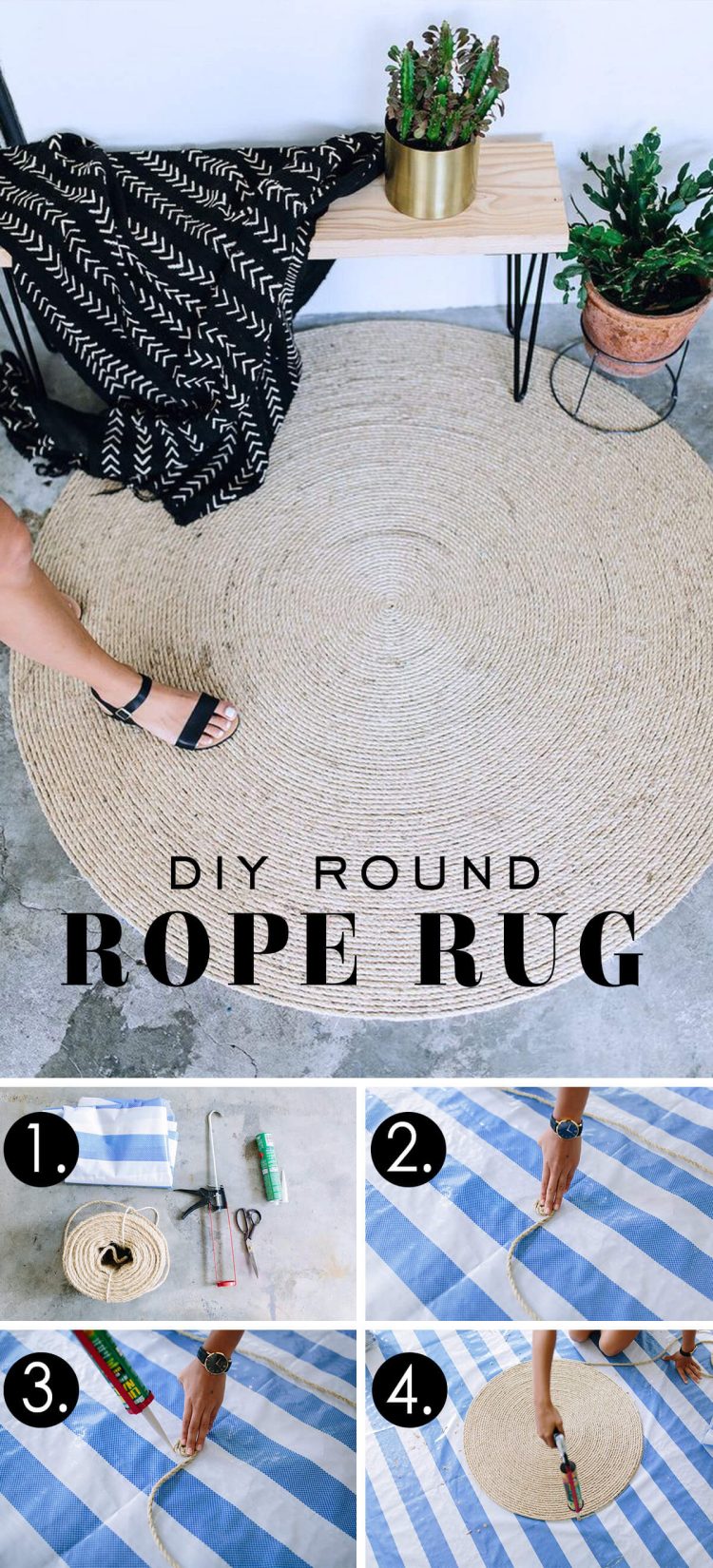 25 Best DIY Rug Ideas - Sad To Happy Project