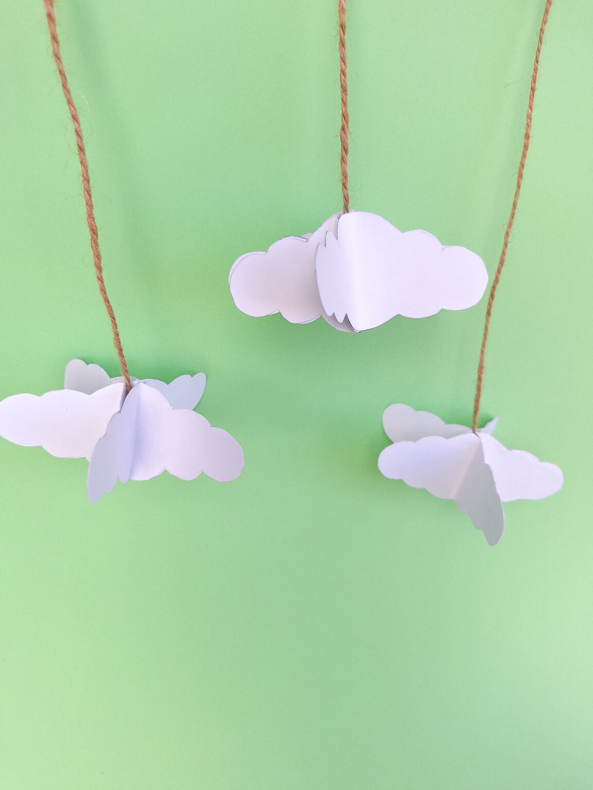 How to Make a Cloud Paper Craft - Sad To Happy Project