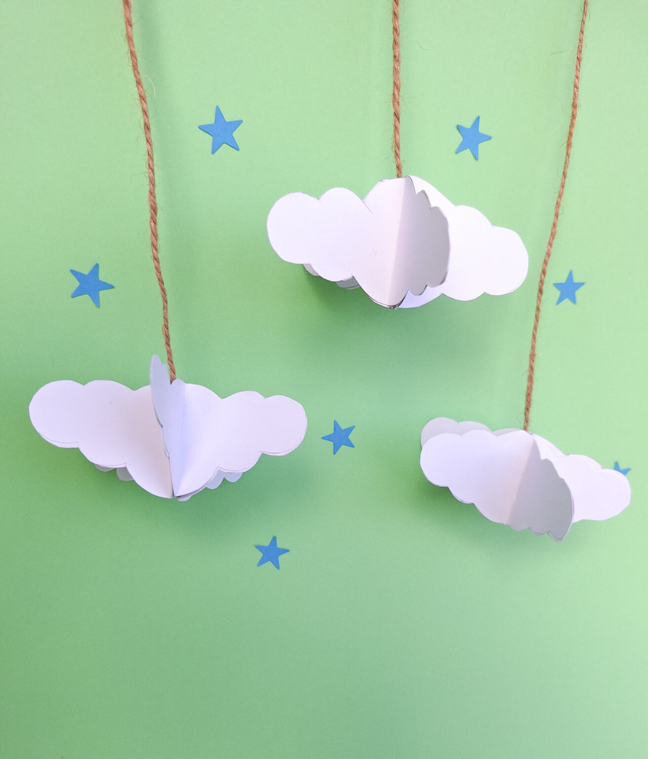 How to Make a Cloud Paper Craft - Sad To Happy Project