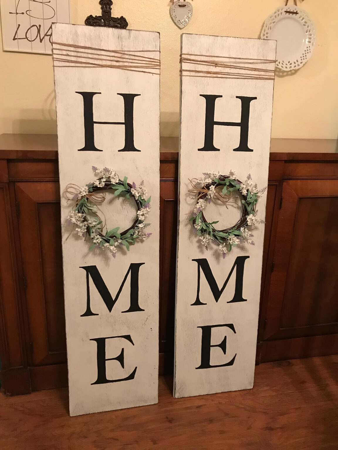 23 DIY Home Signs To Add Personality to Your Home - Sad To Happy Project
