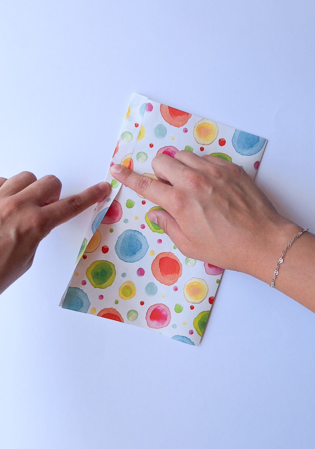 How to Make a Gift Bag From Wrapping Paper - Sad To Happy Project